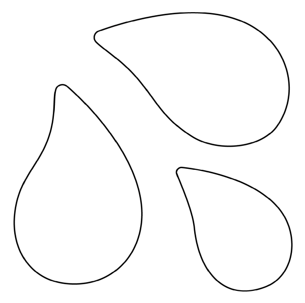Sweat Droplets Emoji coloring page - ColouringPages