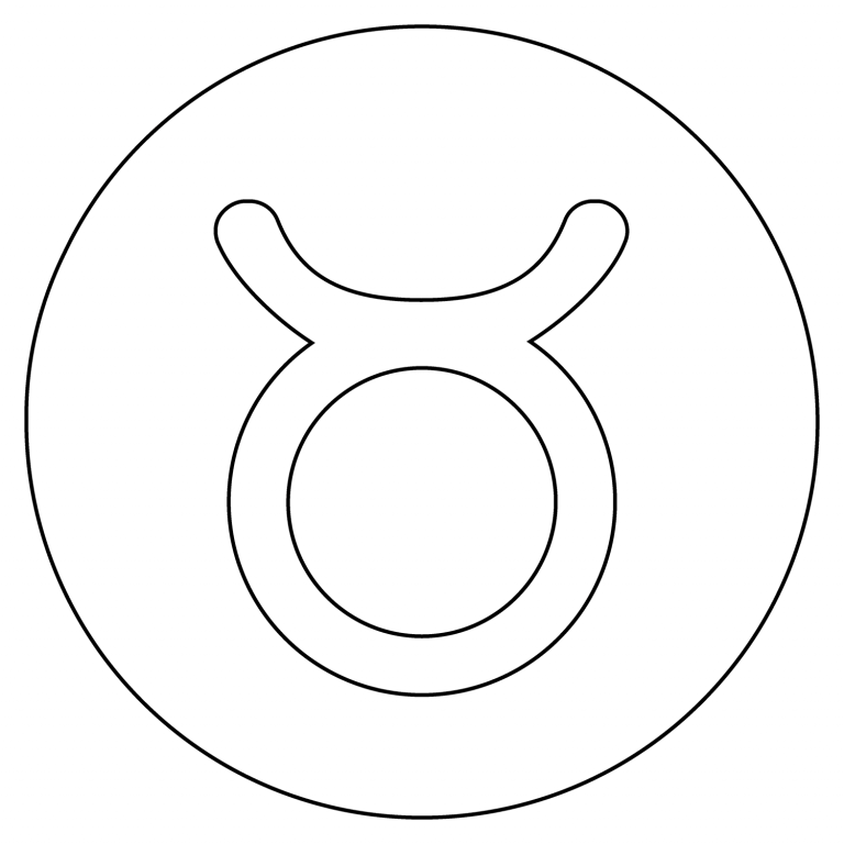 Taurus Emoji coloring page - ColouringPages