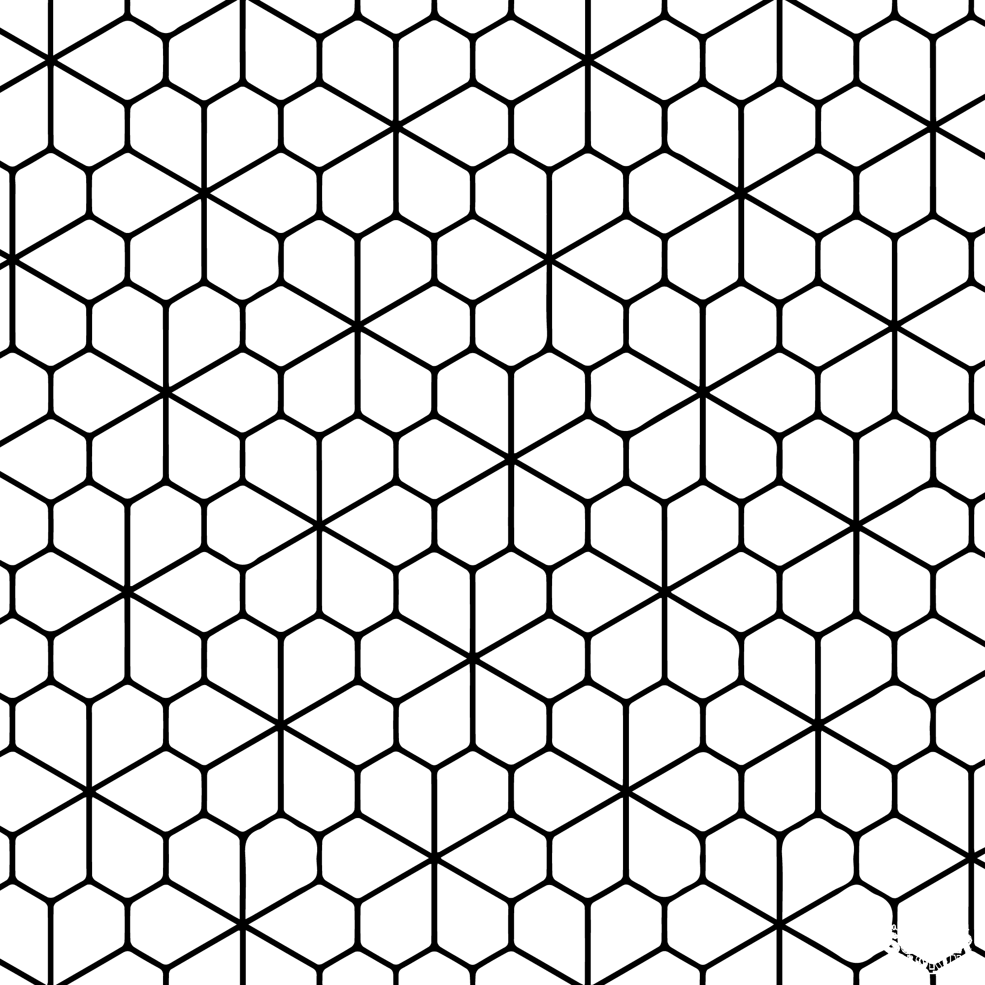 Tessellation with Floret Pentagonal Tiling coloring page - ColouringPages Tessellation with Floret Pentagonal Tiling coloring page - ColouringPages