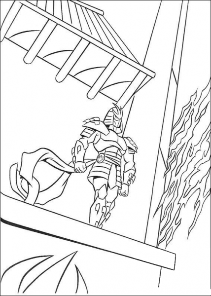 The Shredder (Oroku Saki) coloring page - ColouringPages