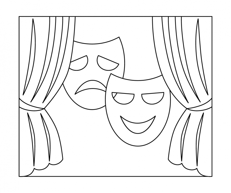 Theater coloring page - ColouringPages