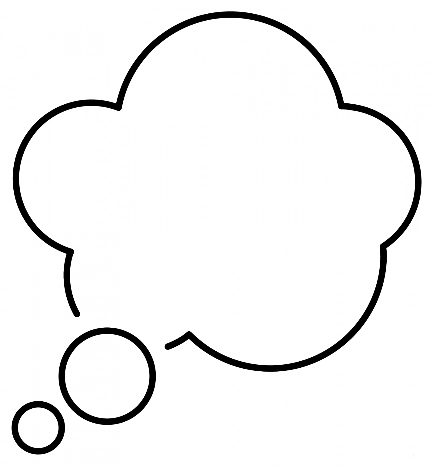 Thought Balloon Emoji coloring page - ColouringPages