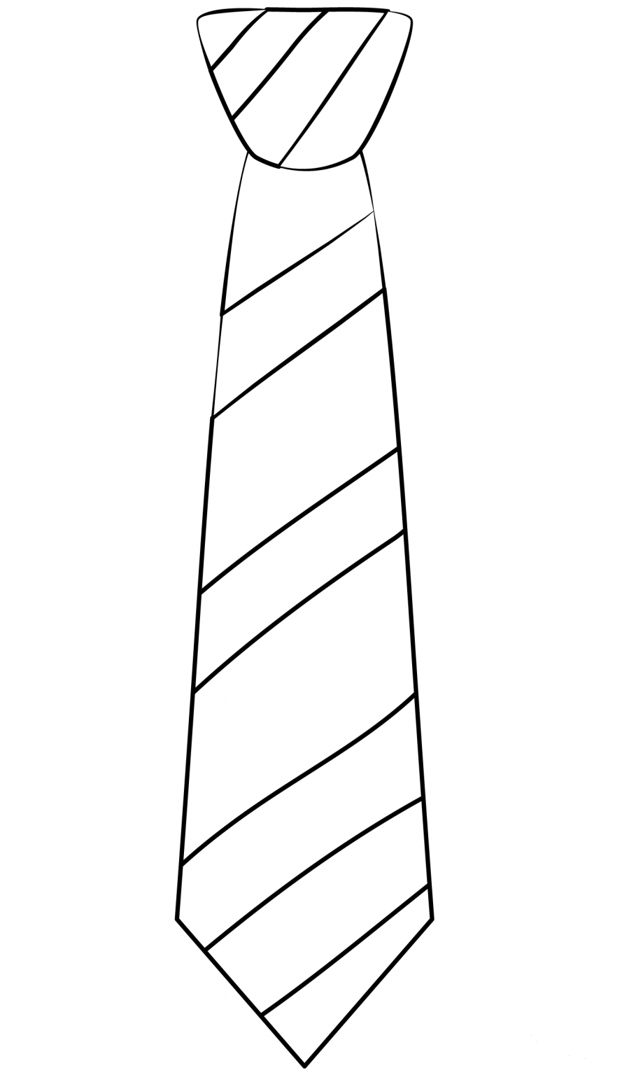 Tie coloring page - ColouringPages