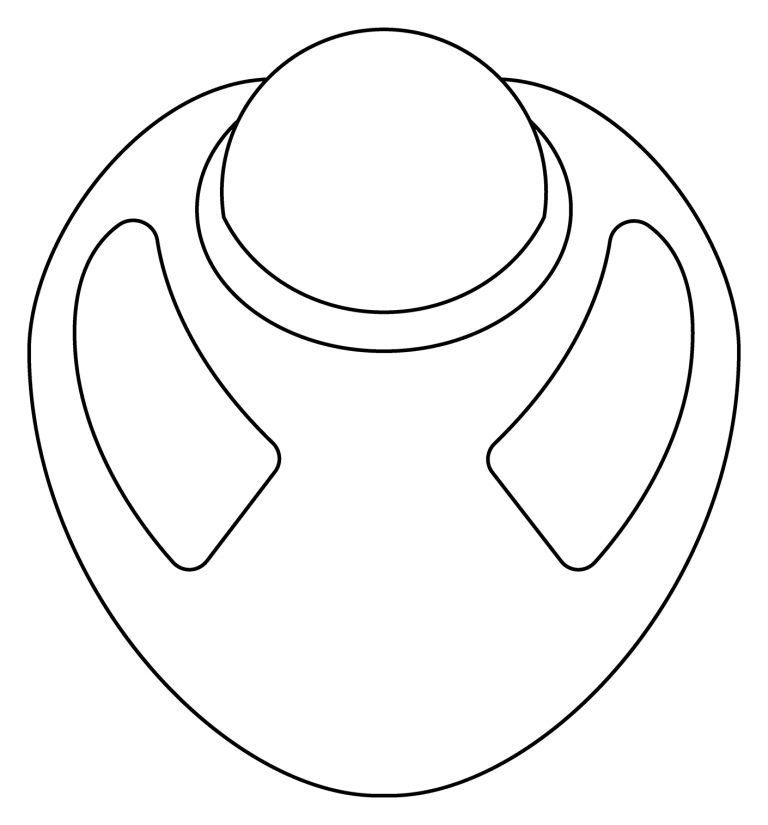 Trackball Emoji coloring page - ColouringPages