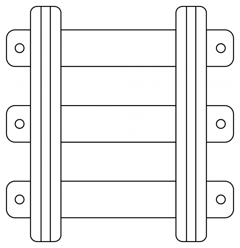 Train Track coloring page - ColouringPages