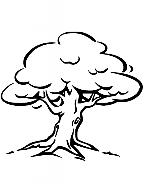 Tree Trunk coloring page - ColouringPages