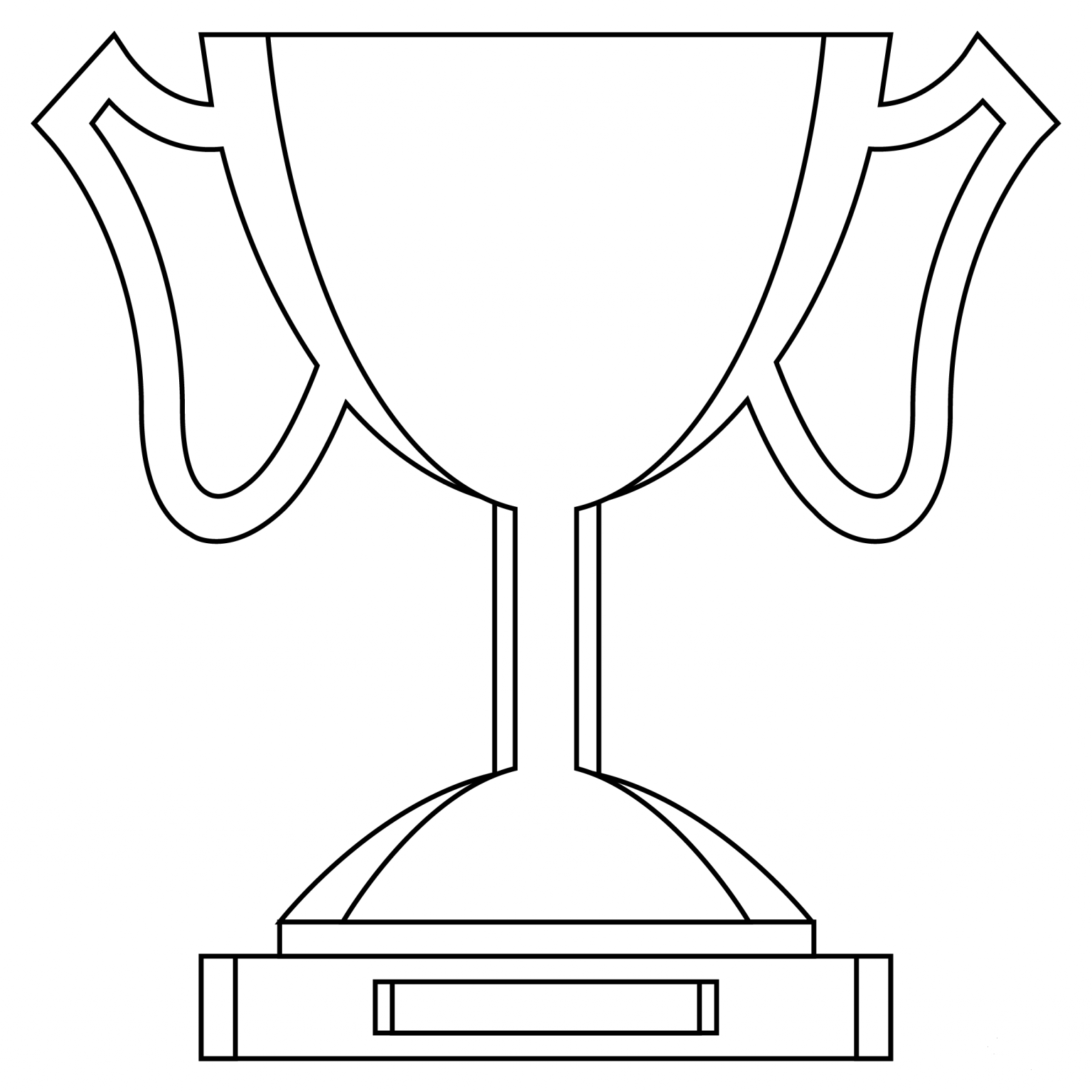 Trophy coloring page - ColouringPages