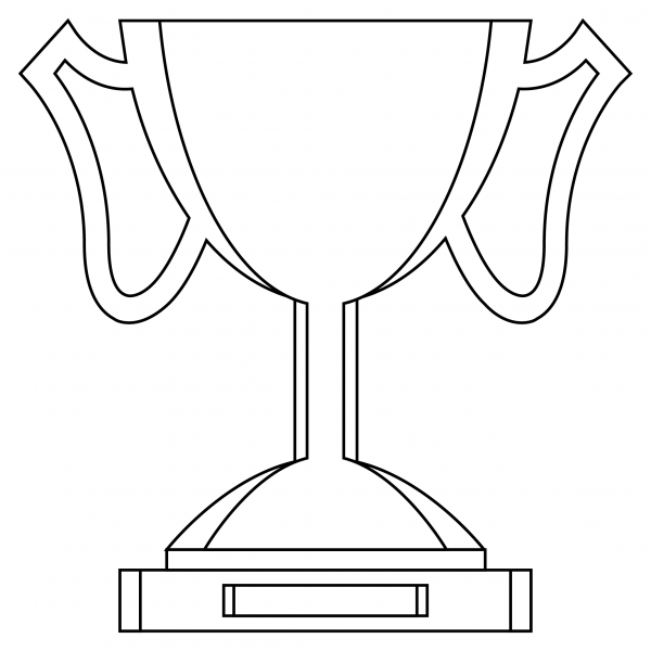 Trophy coloring page - ColouringPages
