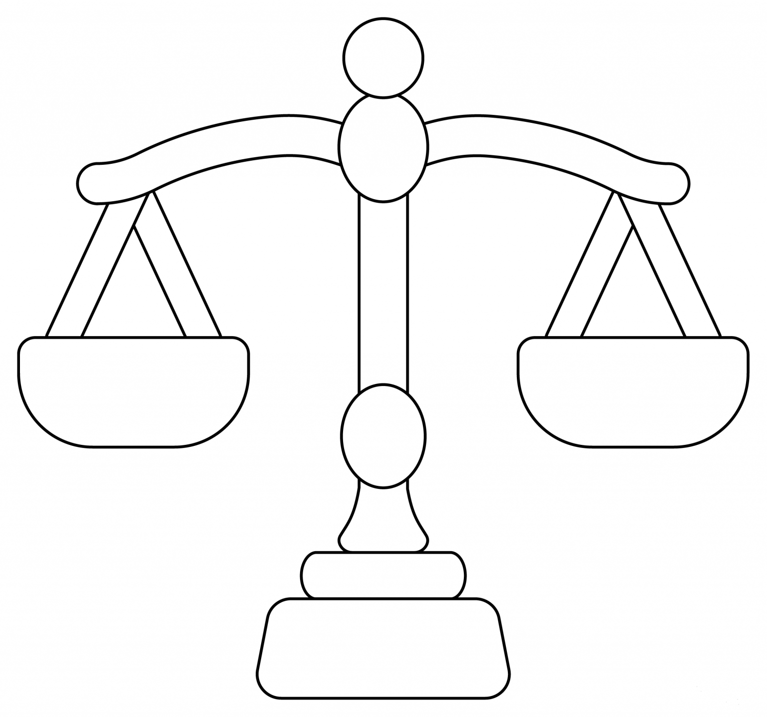 Balance Scale coloring page - ColouringPages