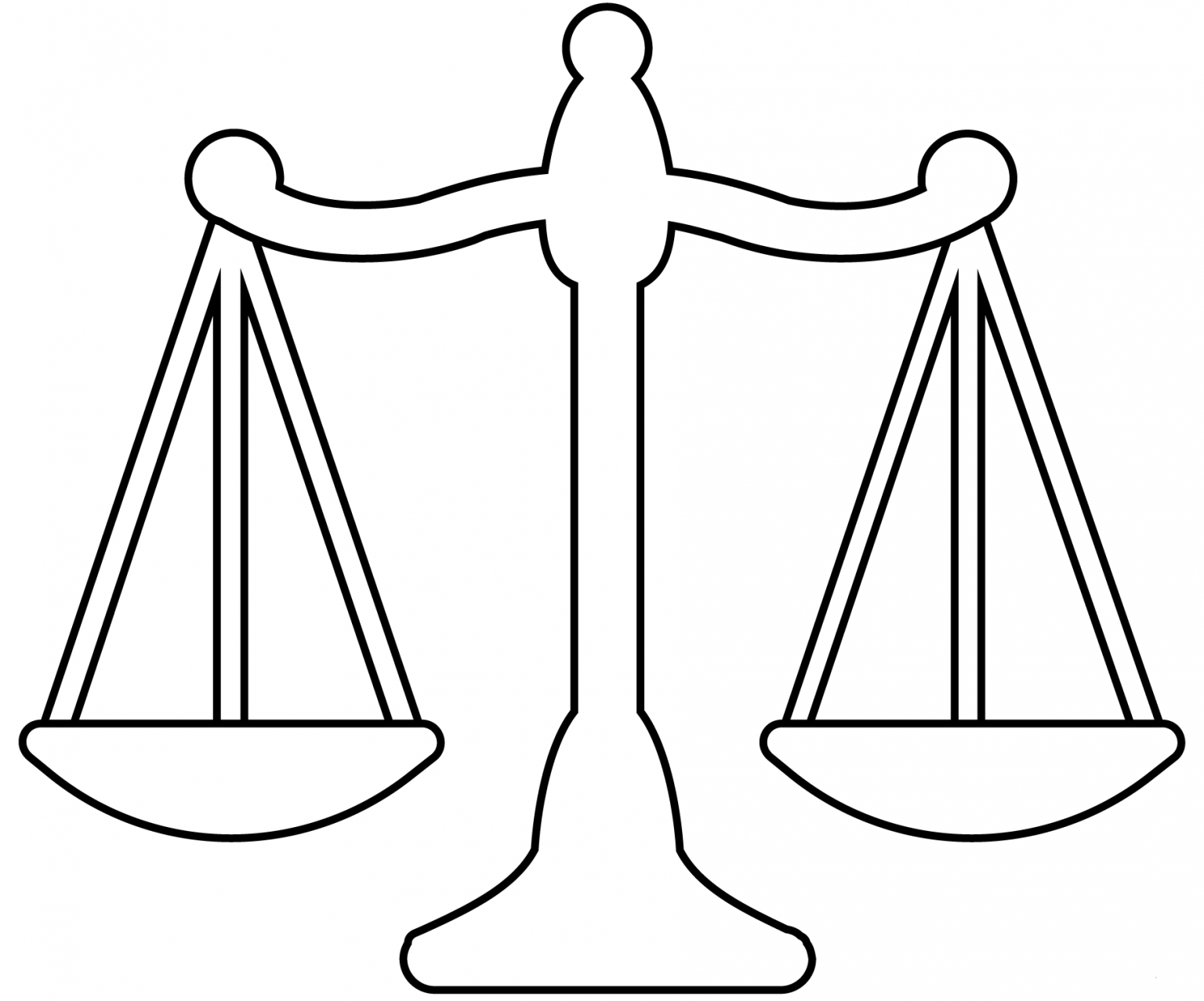 Balance Scale Emoji coloring page - ColouringPages