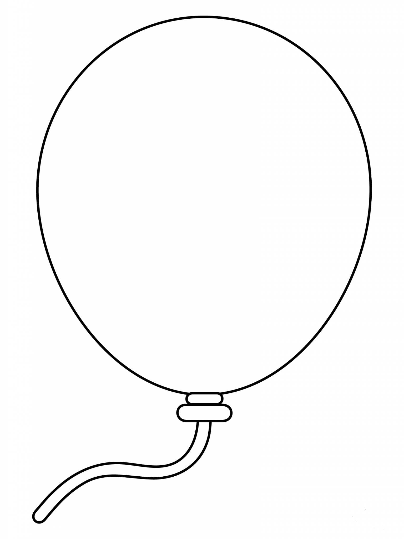 Balloon coloring page - ColouringPages