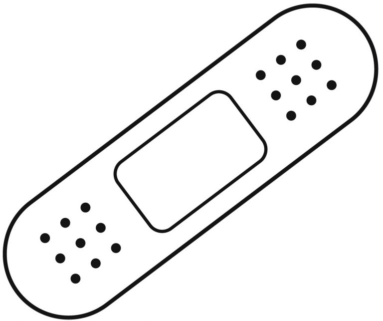 Band Aid coloring page - ColouringPages