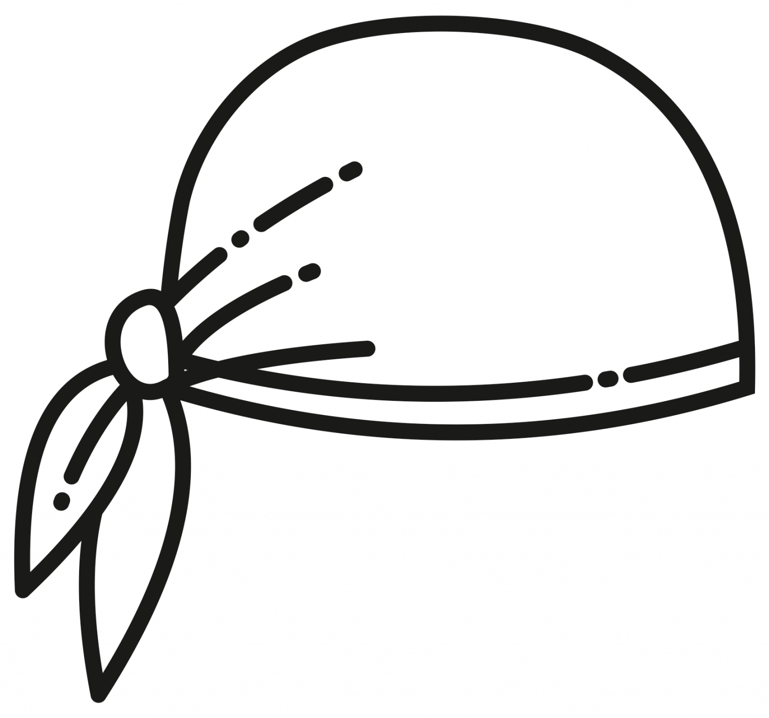 Bandana coloring page - ColouringPages