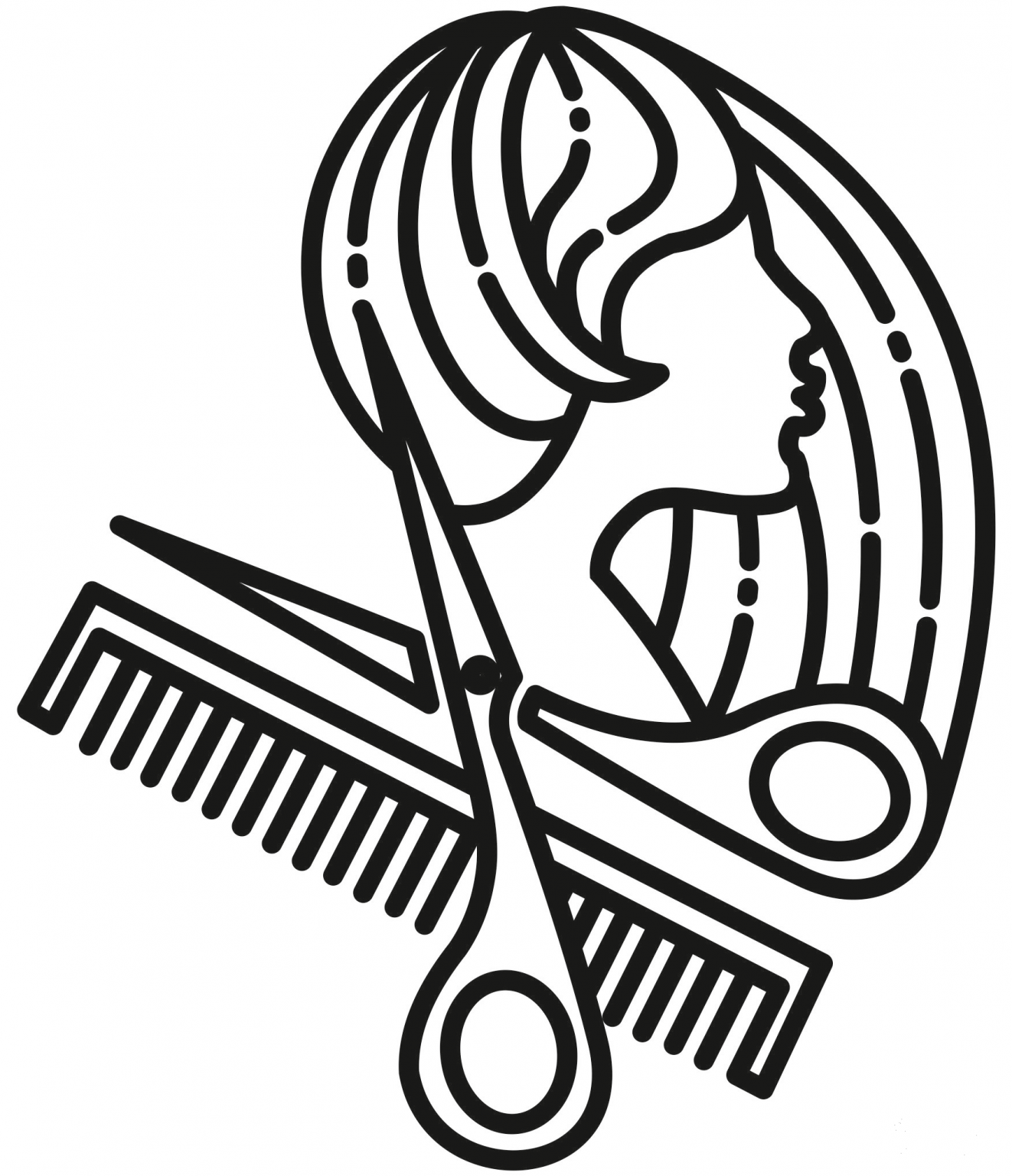 Barber Shop coloring page - ColouringPages
