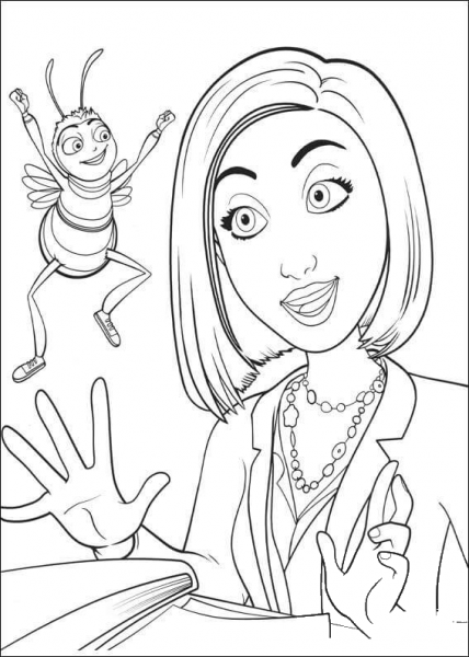 Barry Is Happy coloring page - ColouringPages