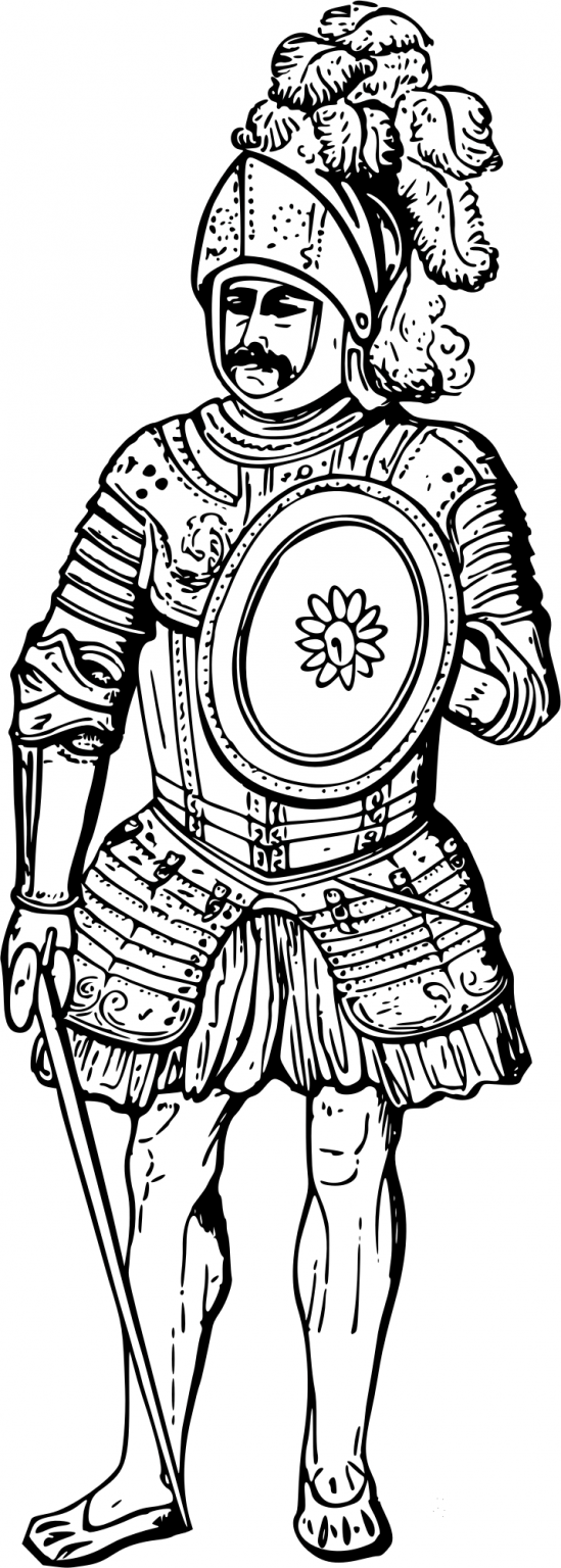 Vintage Armour coloring page - ColouringPages