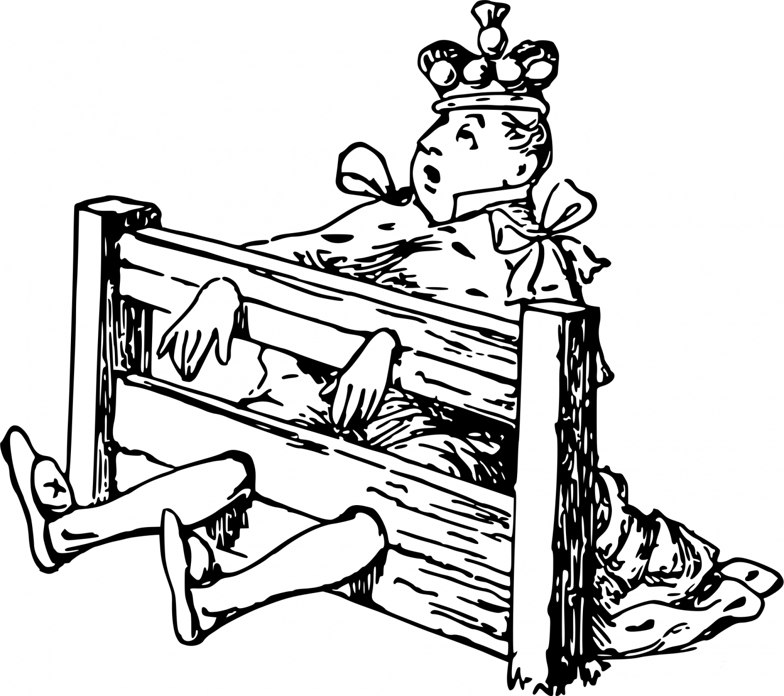 Vintage Comic Character - Guilty King coloring page - ColouringPages