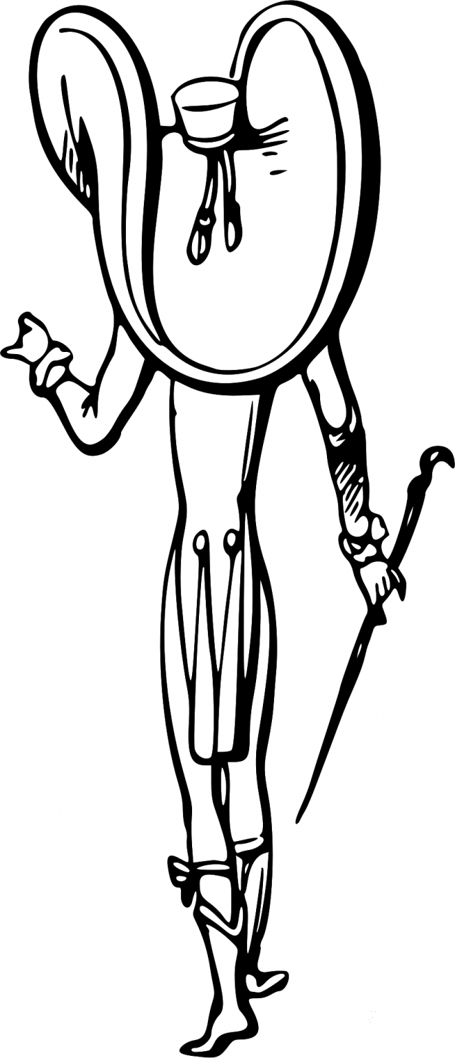 Vintage Comic Character - Musketeer coloring page - ColouringPages