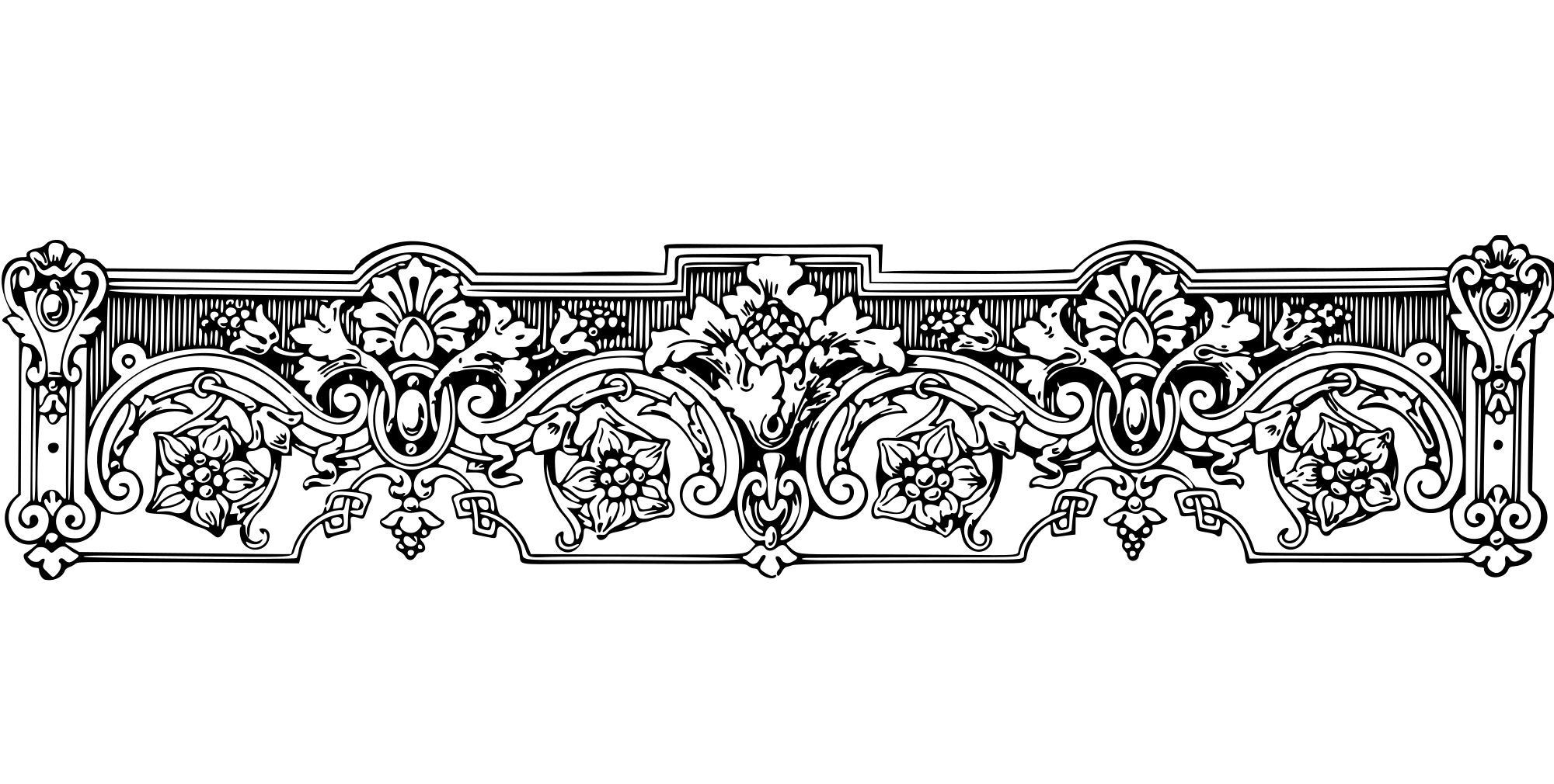 Vintage Decorative Divider coloring page - ColouringPages