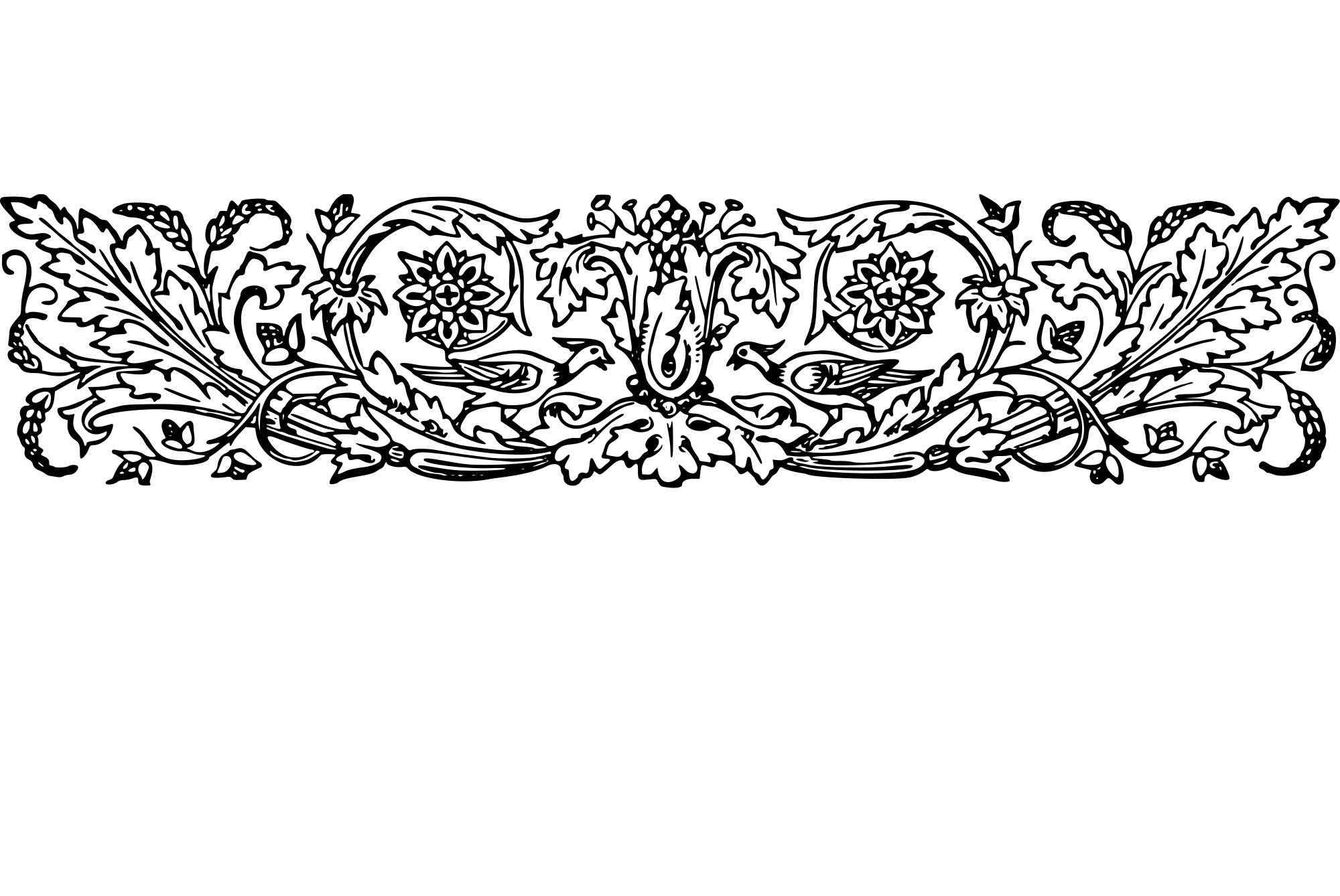 Vintage Decorative Divider coloring page - ColouringPages