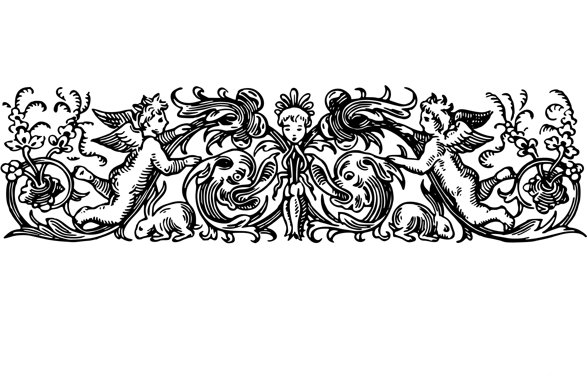 Vintage Decorative Divider coloring page - ColouringPages