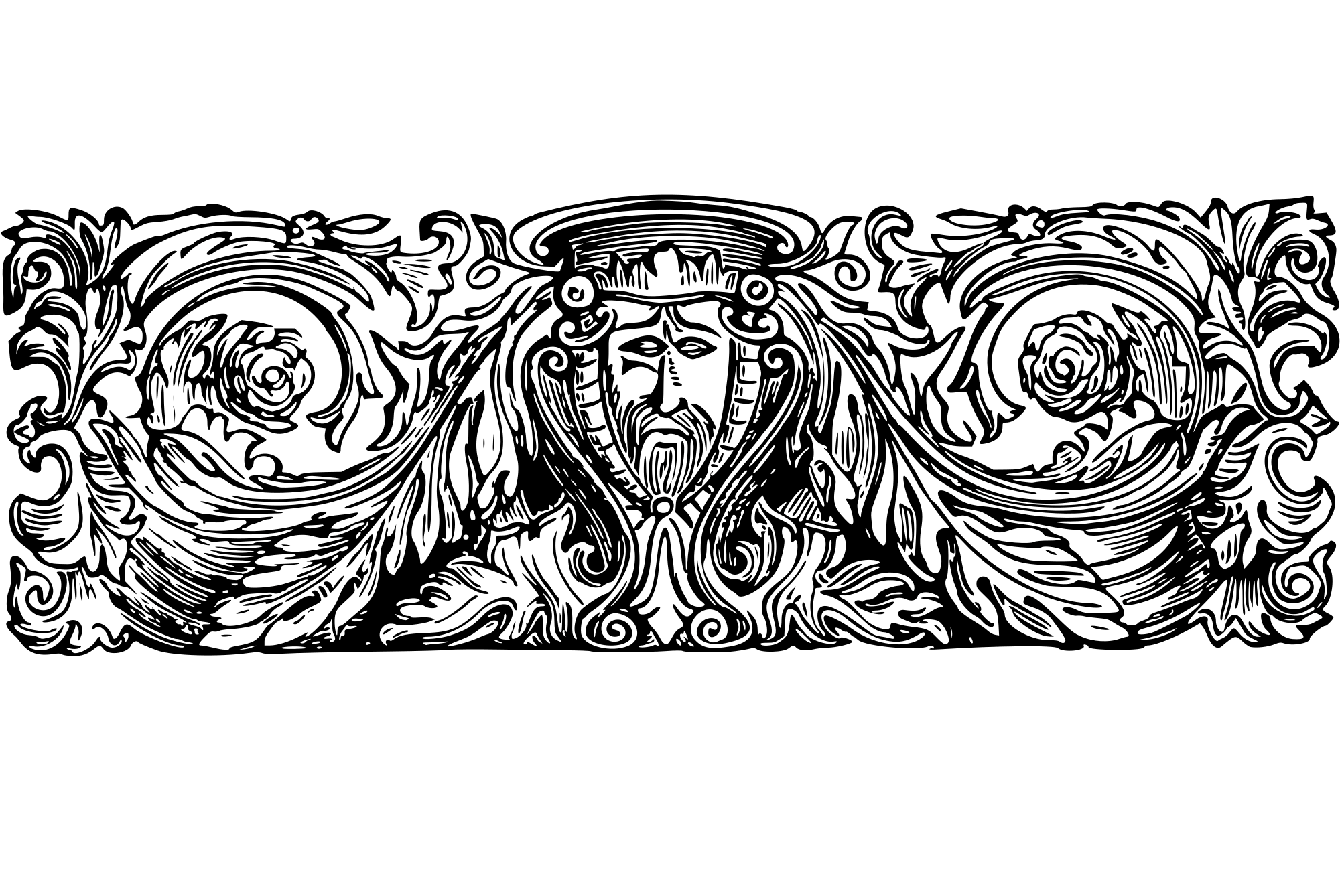 Vintage Decorative Divider coloring page - ColouringPages