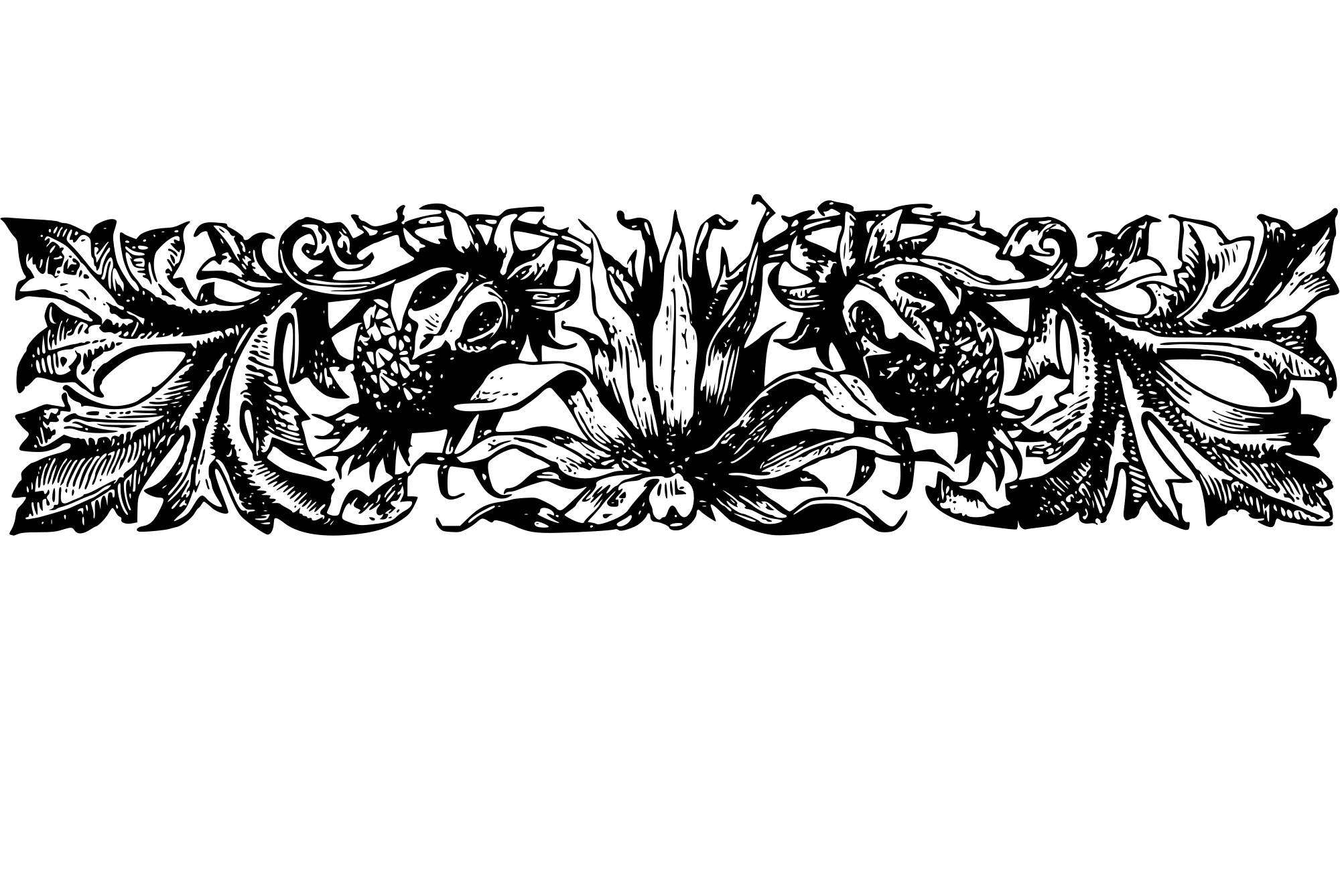 Vintage Decorative Divider coloring page - ColouringPages