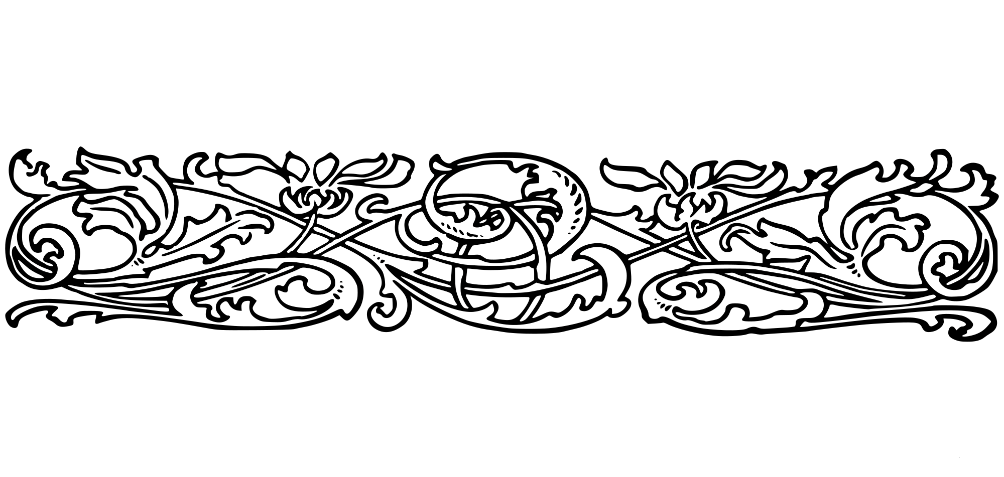 Vintage Decorative Divider coloring page - ColouringPages