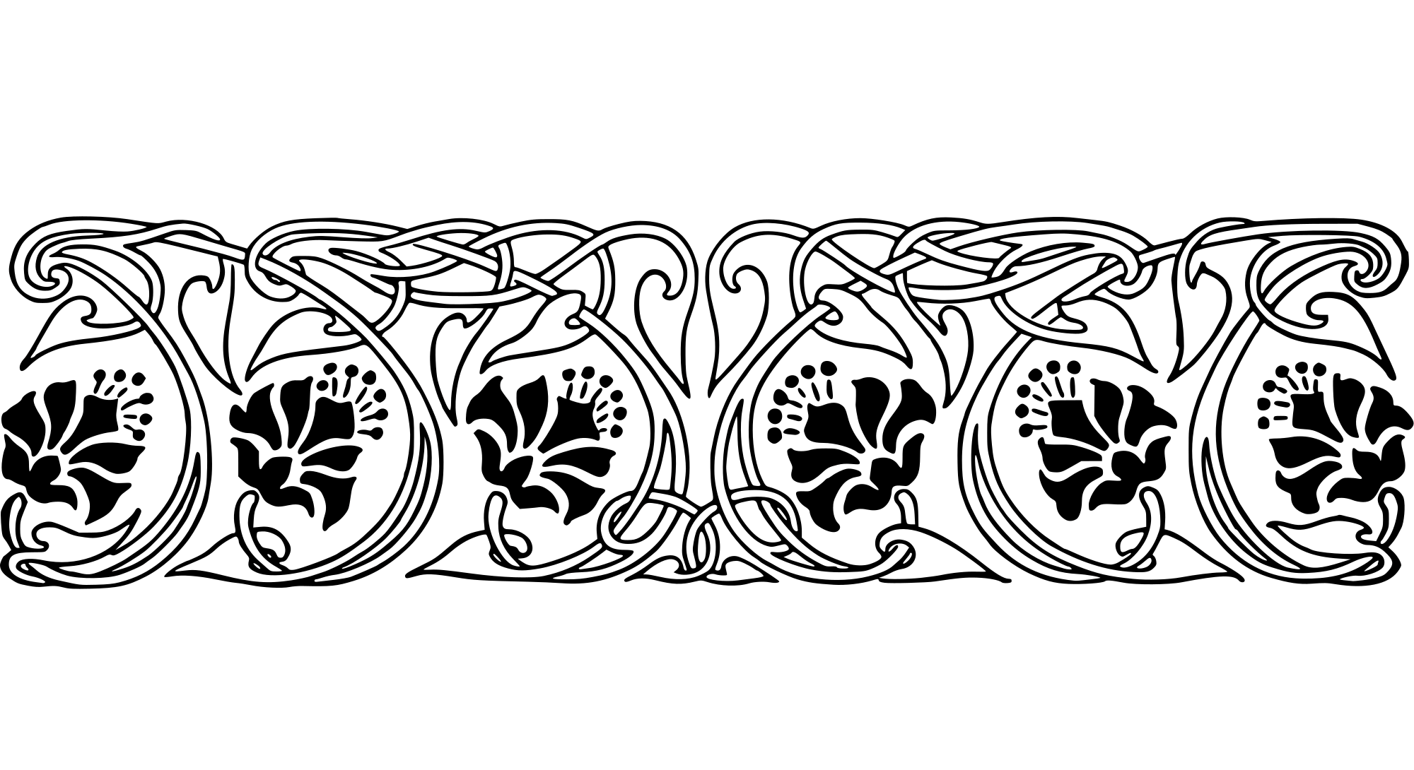 Vintage Decorative Divider coloring page - ColouringPages