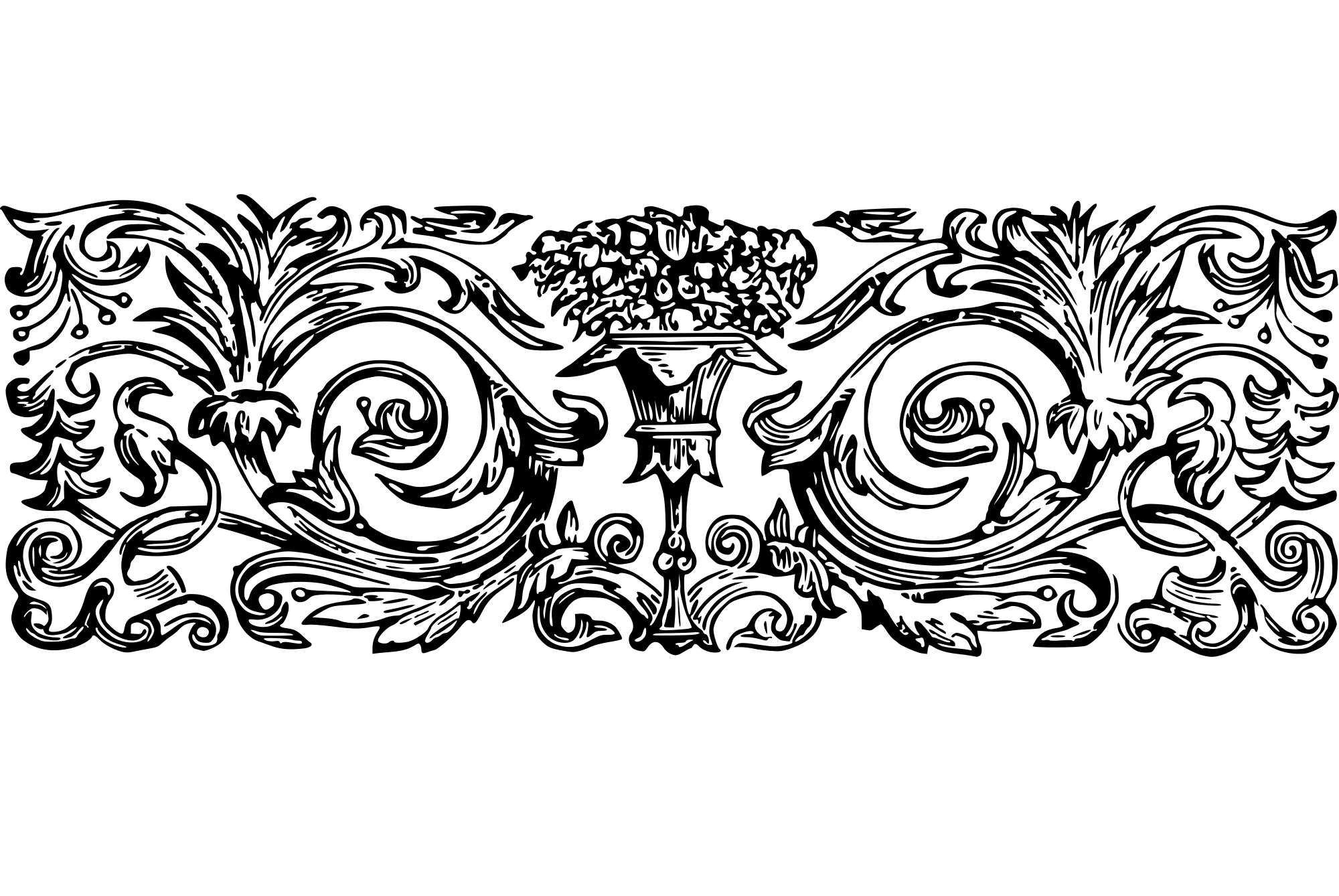 Vintage Decorative Divider coloring page - ColouringPages