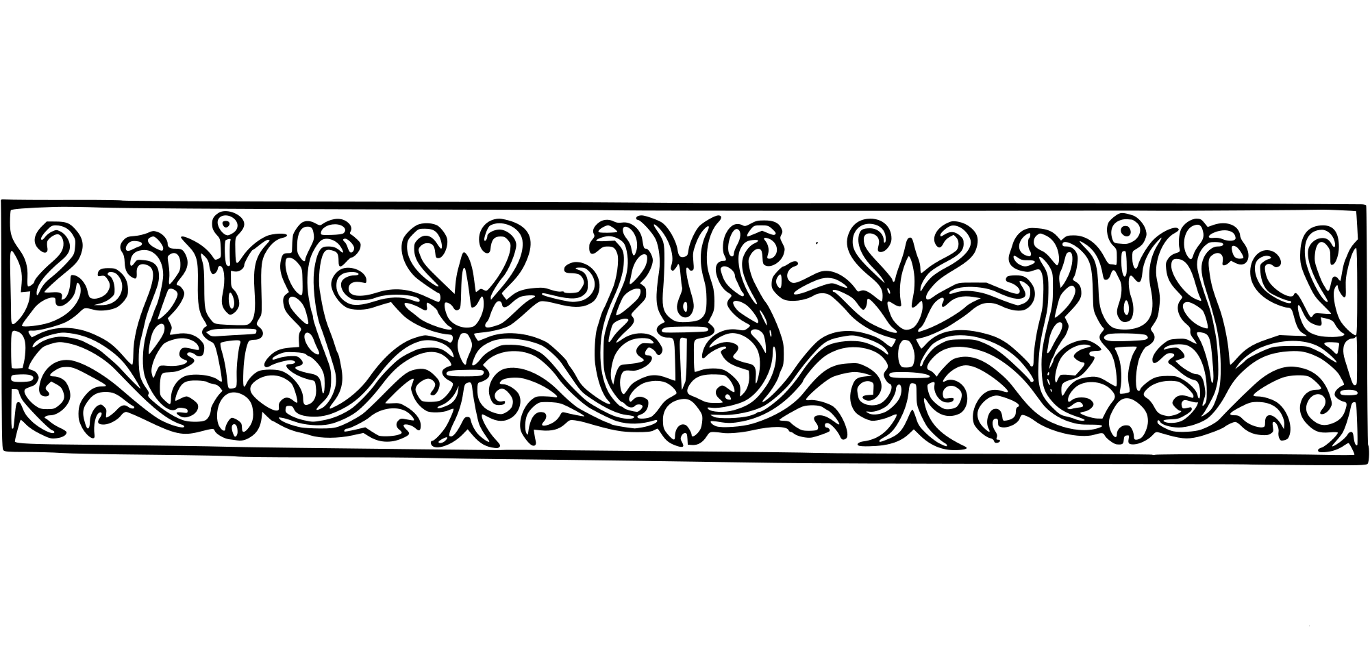 Vintage Decorative Divider coloring page - ColouringPages