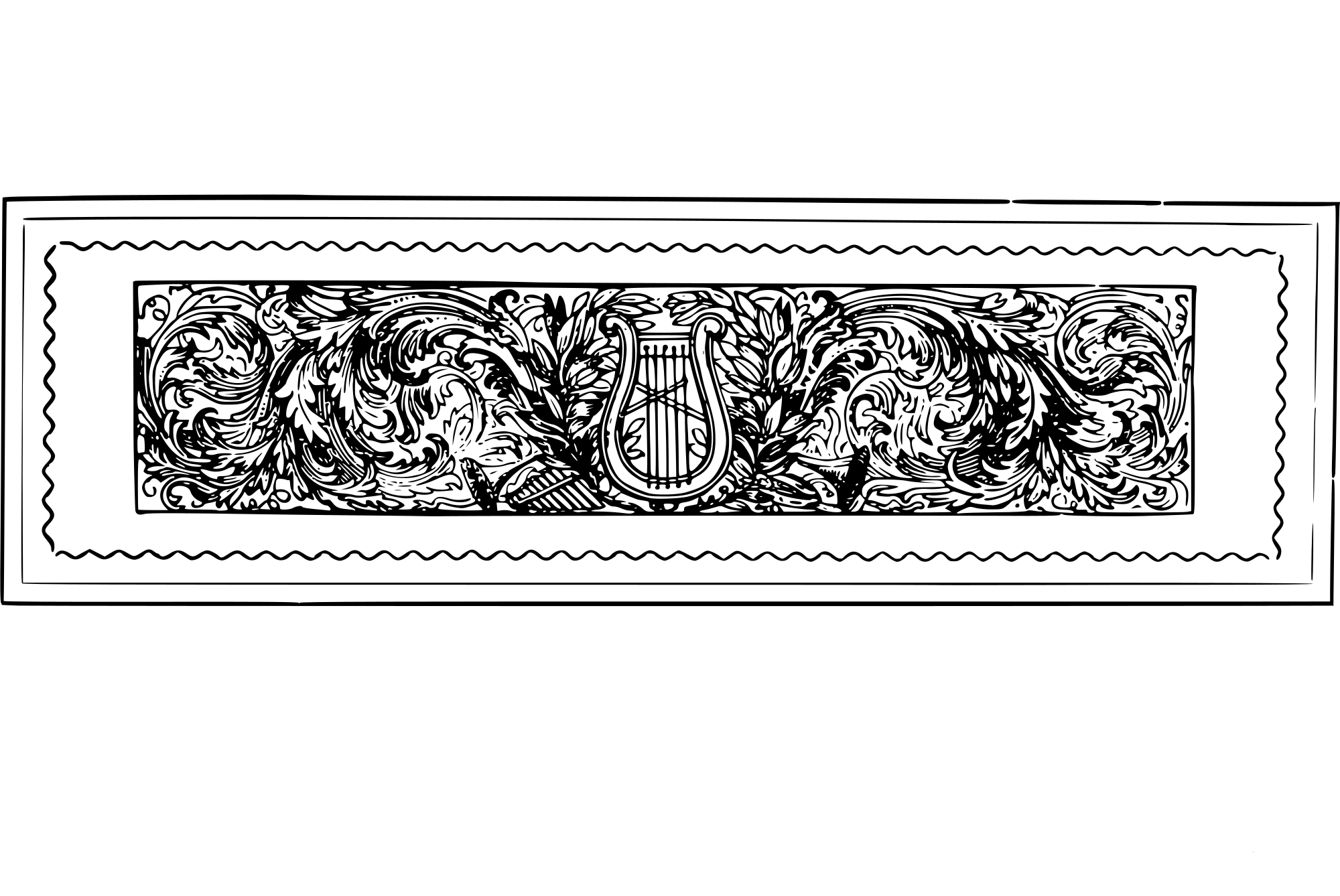 Vintage Decorative Divider coloring page - ColouringPages