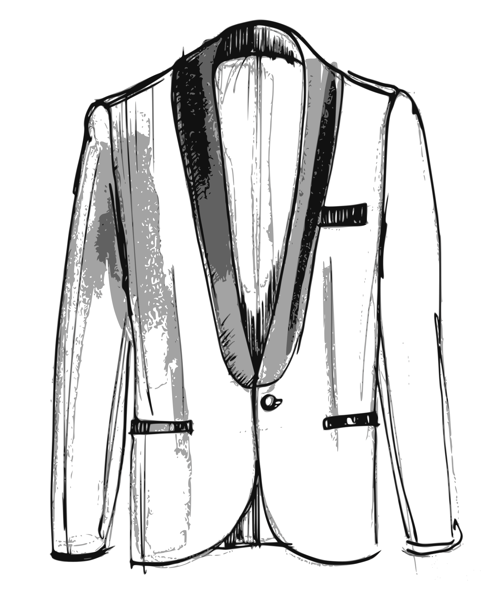 Vintage Dinner Jacket coloring page - ColouringPages