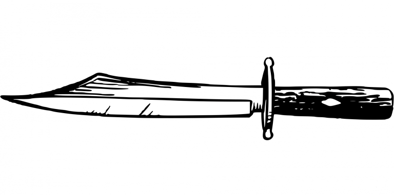 Vintage Knife coloring page - ColouringPages