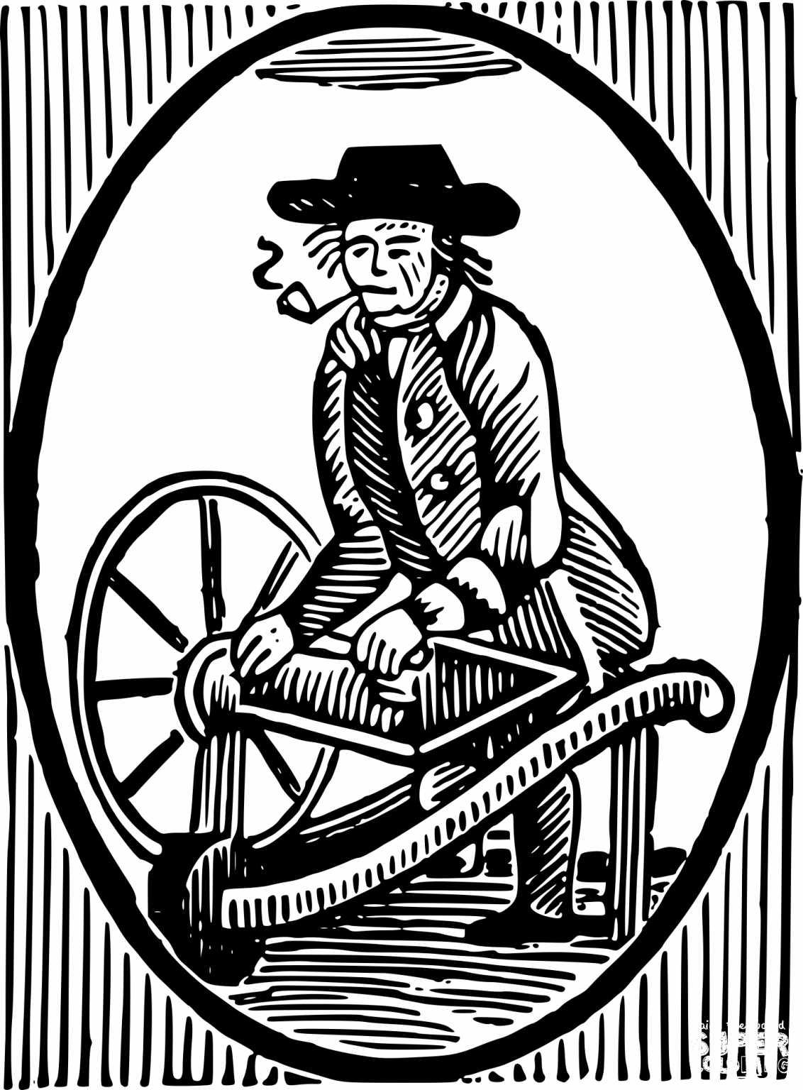 Vintage Knife Grinder coloring page - ColouringPages