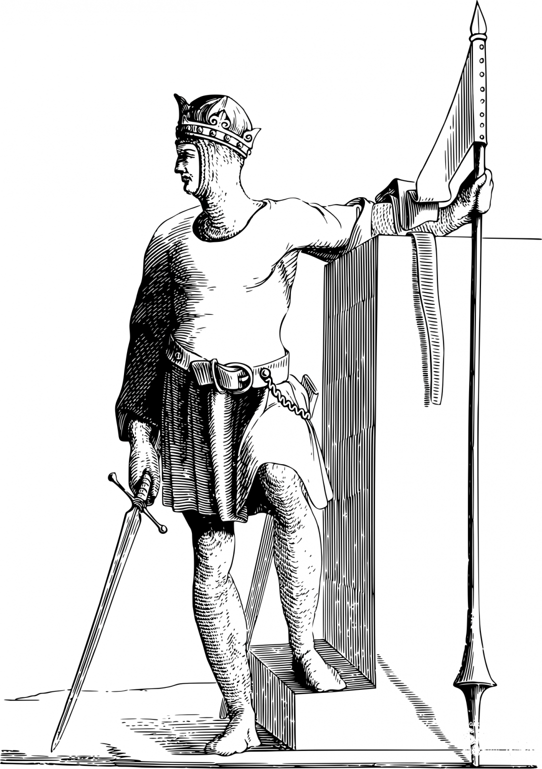 Vintage Otto Ii coloring page - ColouringPages
