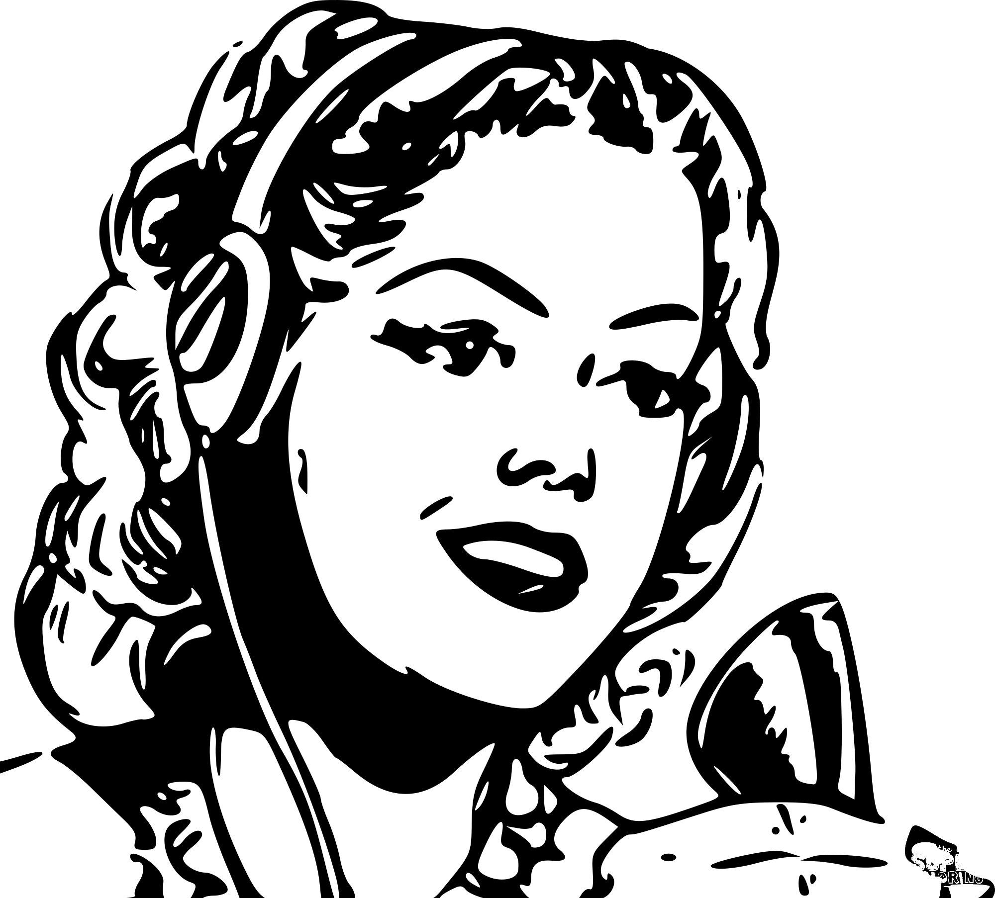 Vintage Phone Operator coloring page - ColouringPages
