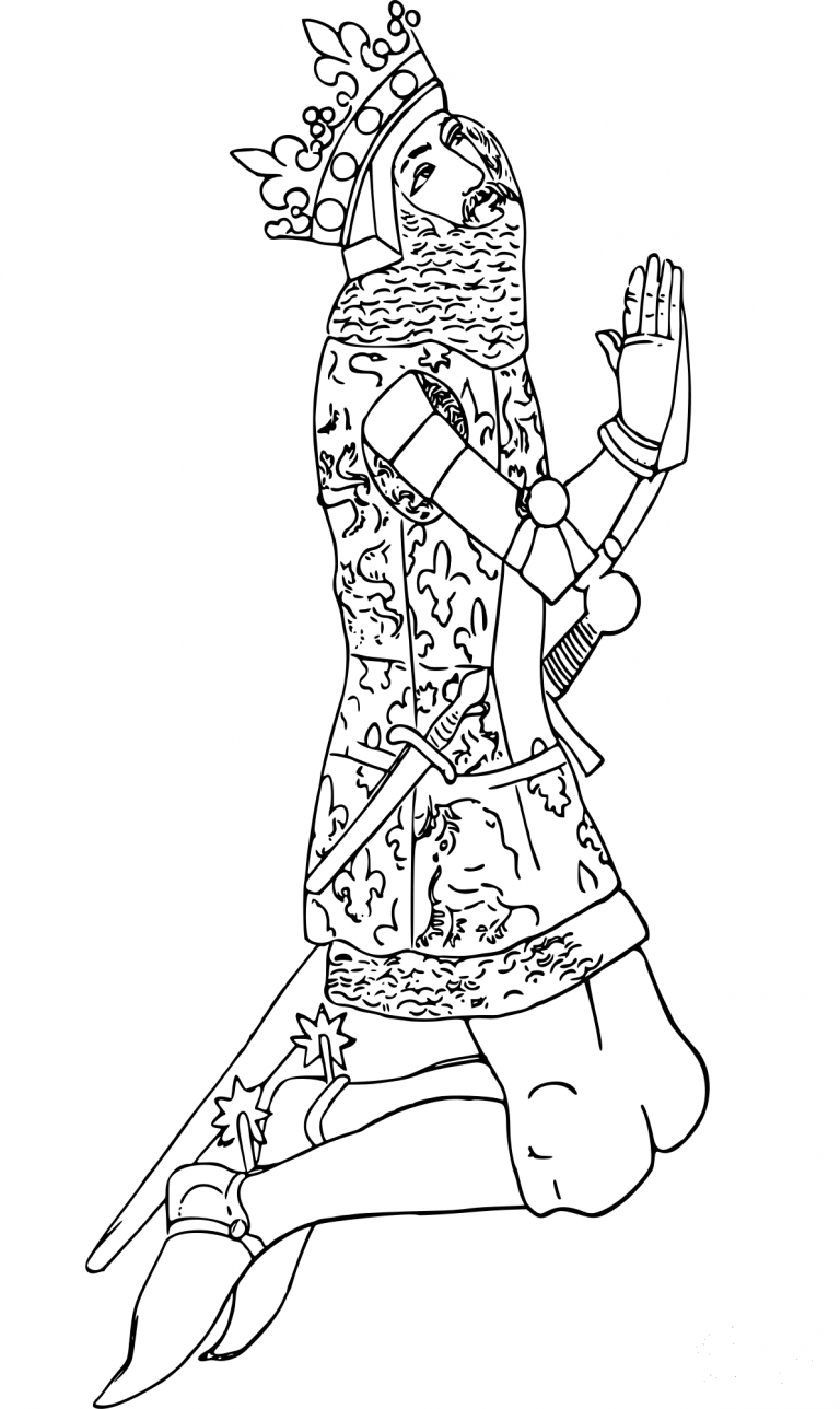 Vintage Richard III coloring page - ColouringPages