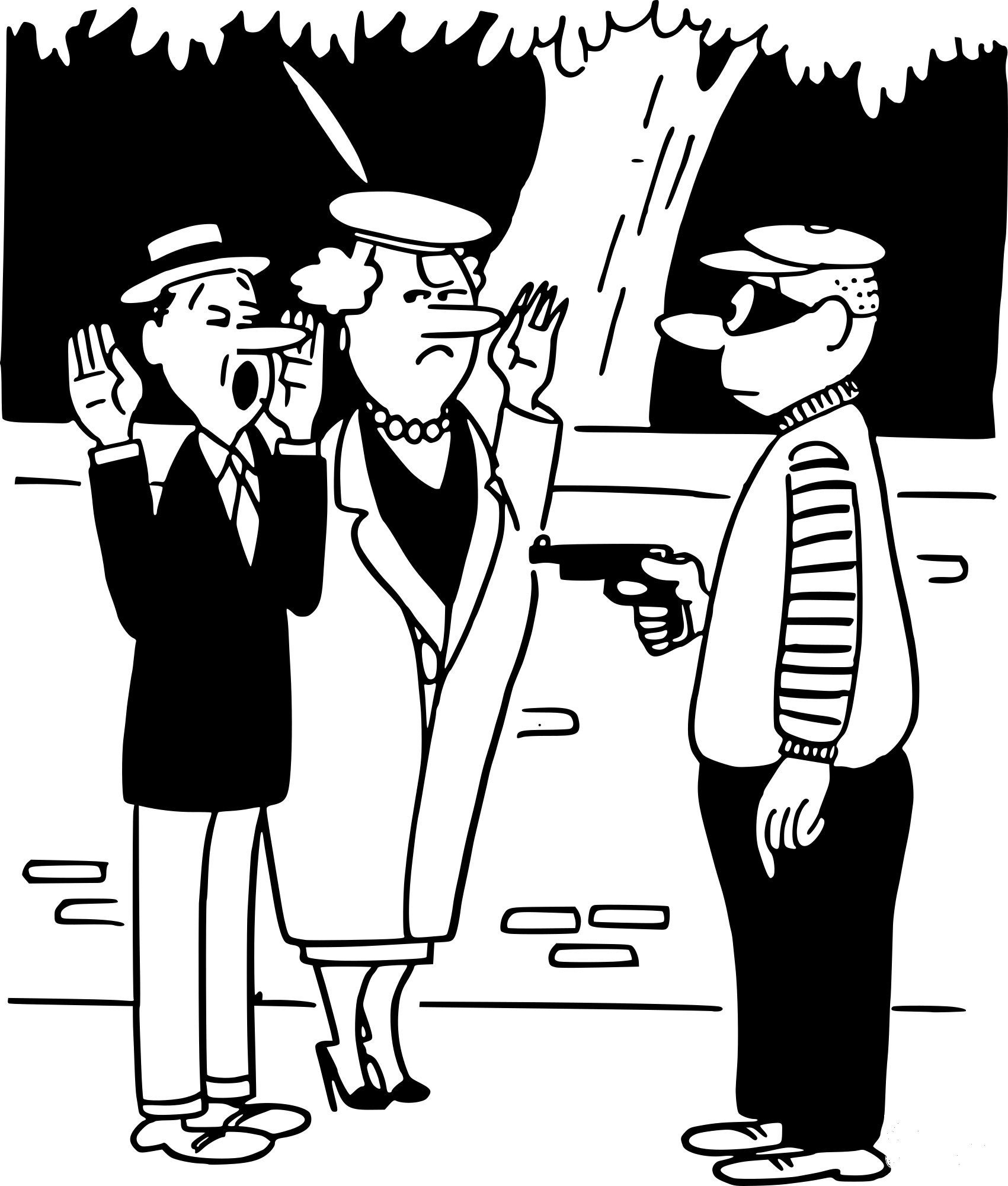 Vintage Robbery coloring page - ColouringPages