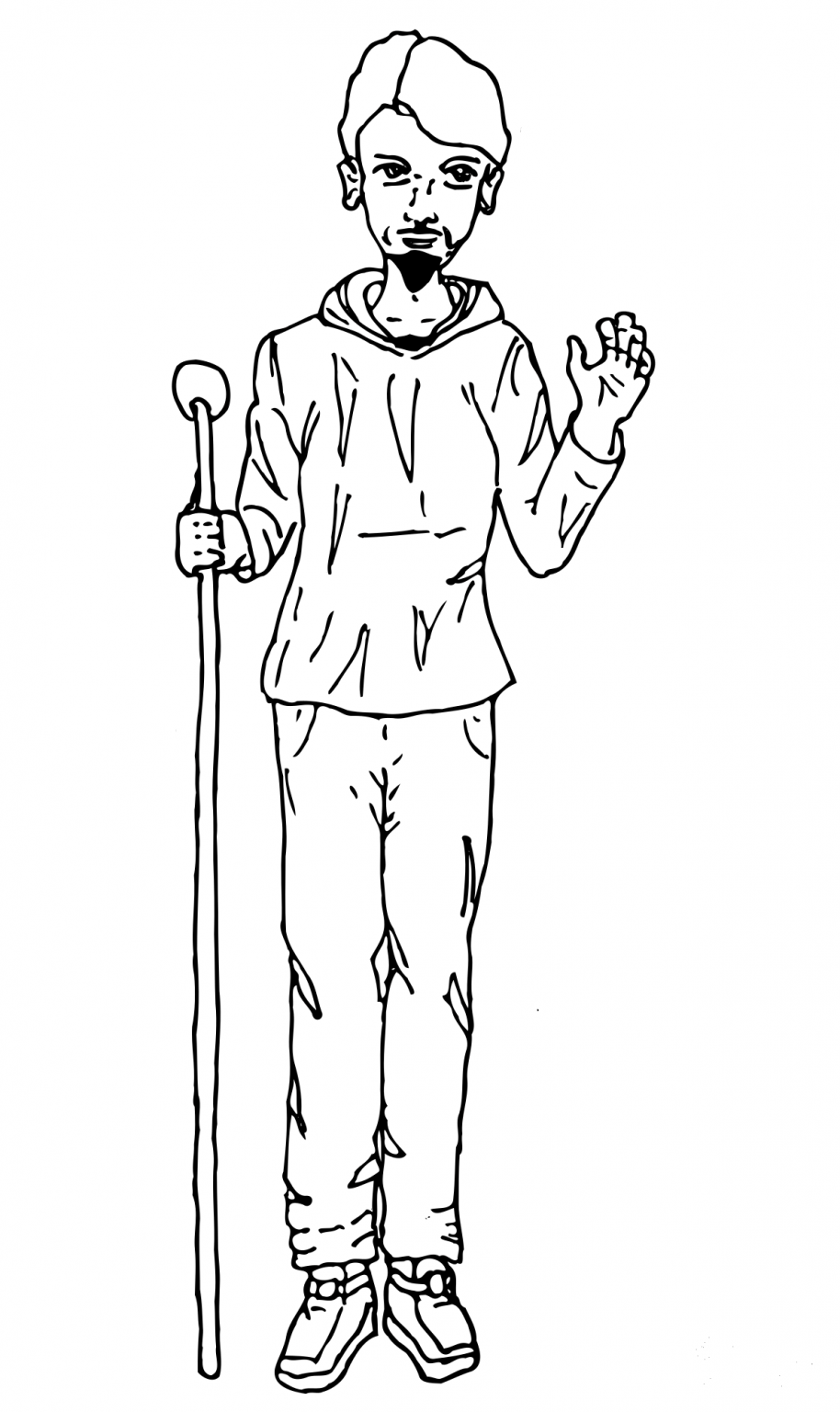 Vintage Rpg Man coloring page - ColouringPages