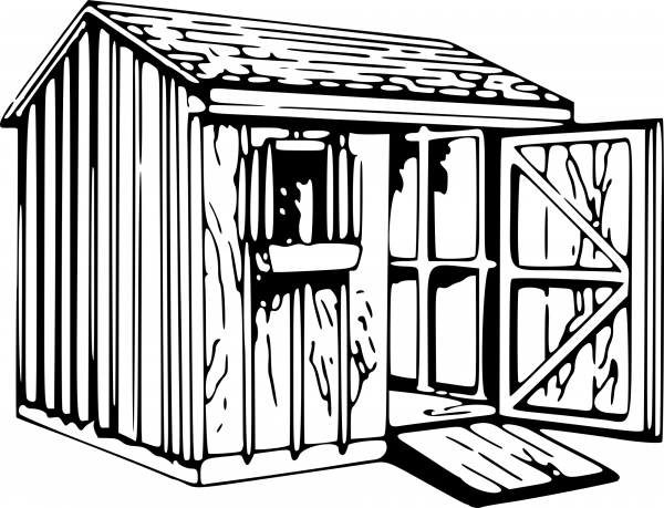 Vintage Shed coloring page - ColouringPages