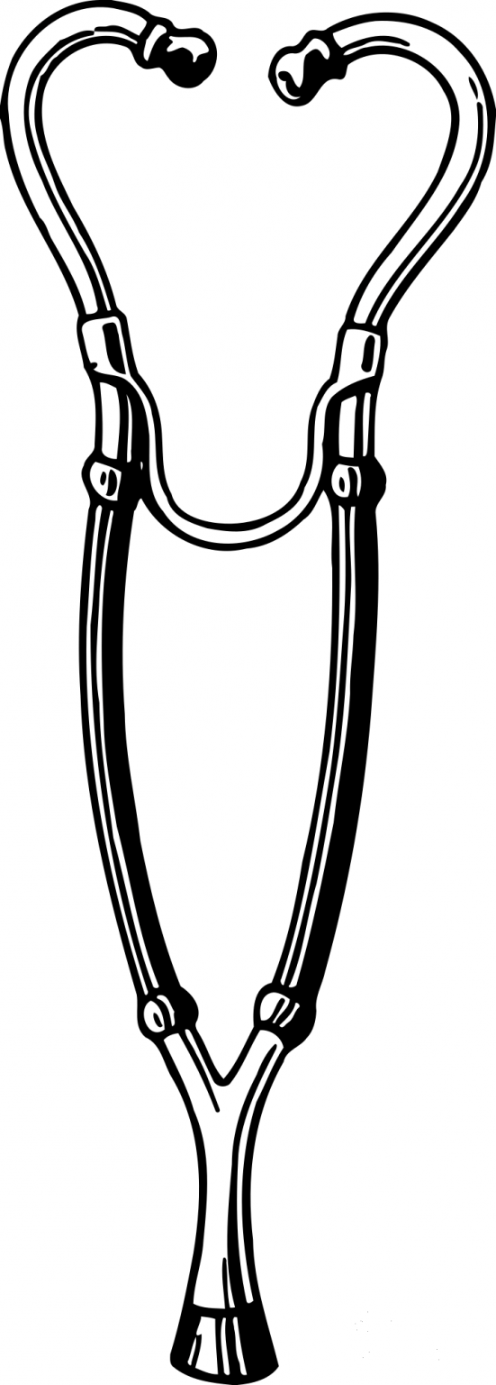 Vintage Stethoscope coloring page - ColouringPages