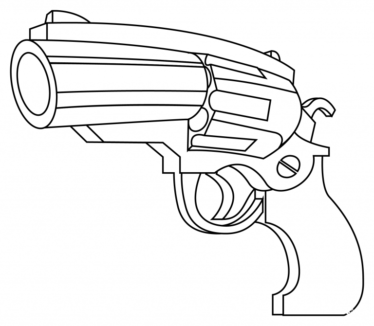 Water Pistol coloring page - ColouringPages