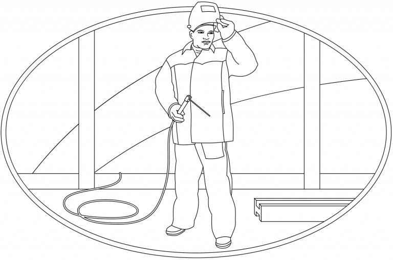 Welding coloring page - ColouringPages
