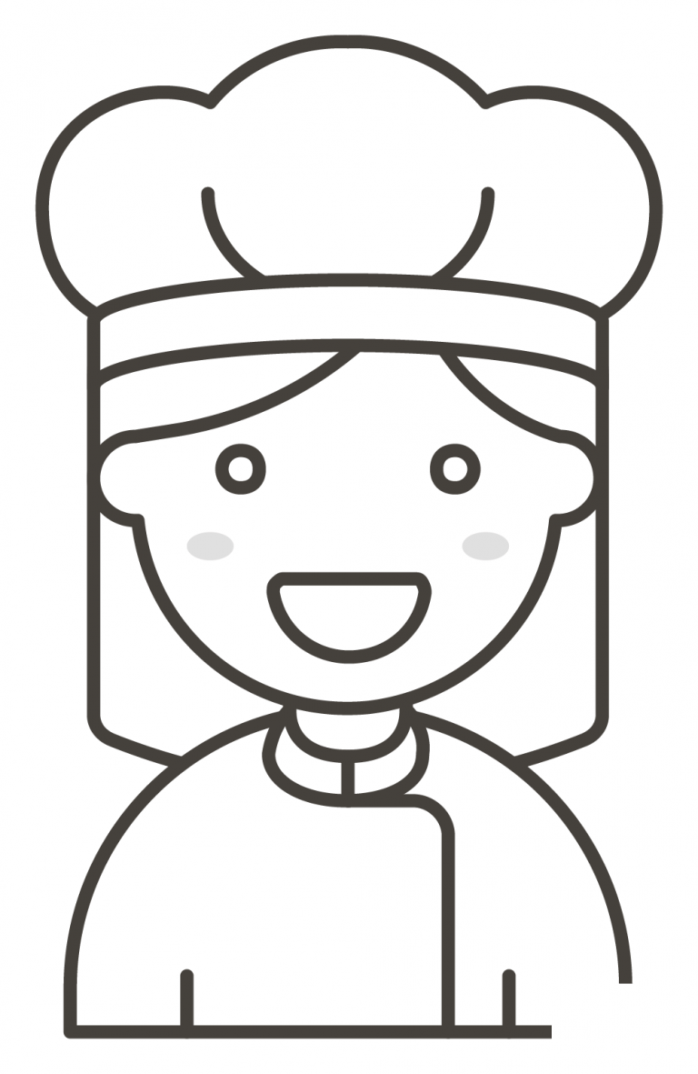 Woman Cook coloring page - ColouringPages