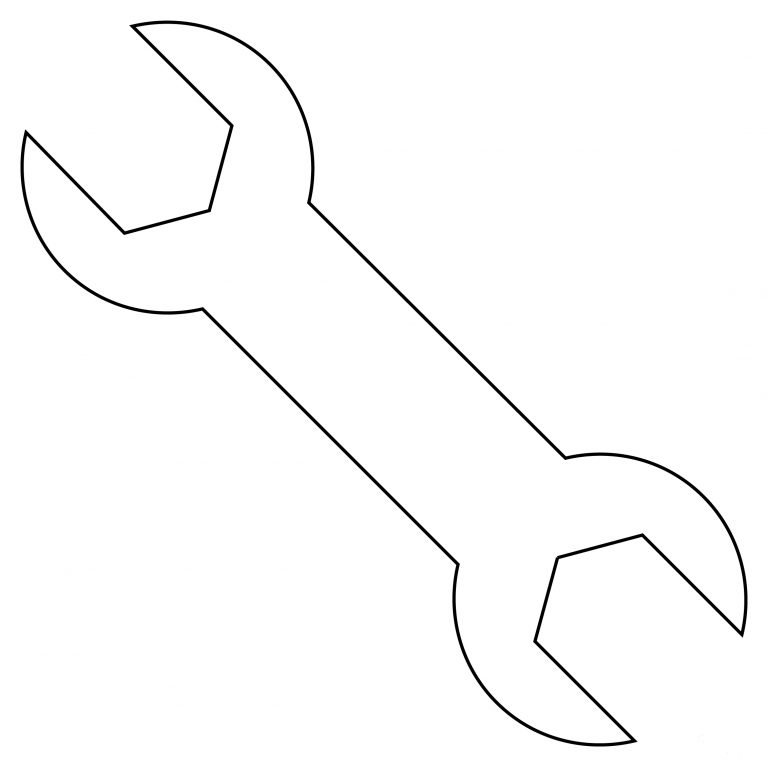 Wrench coloring page - ColouringPages