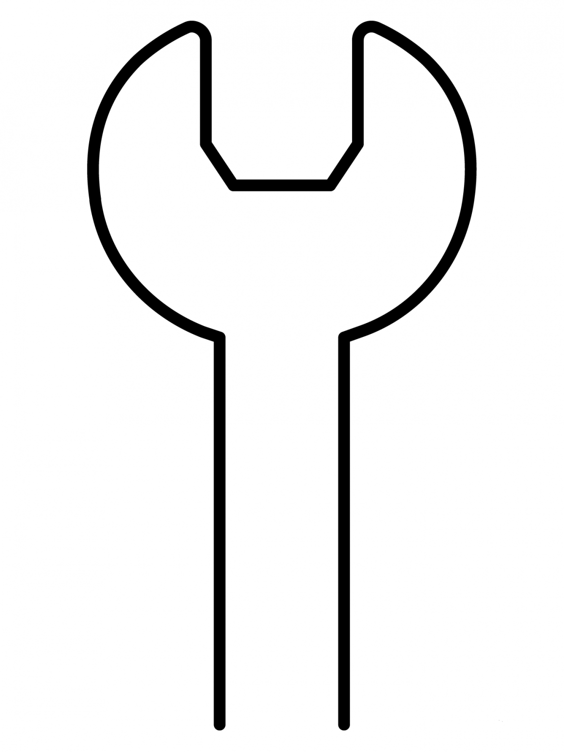 Wrench Emoji coloring page - ColouringPages