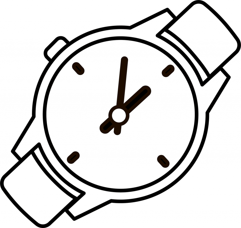 Wrist Watch coloring page - ColouringPages
