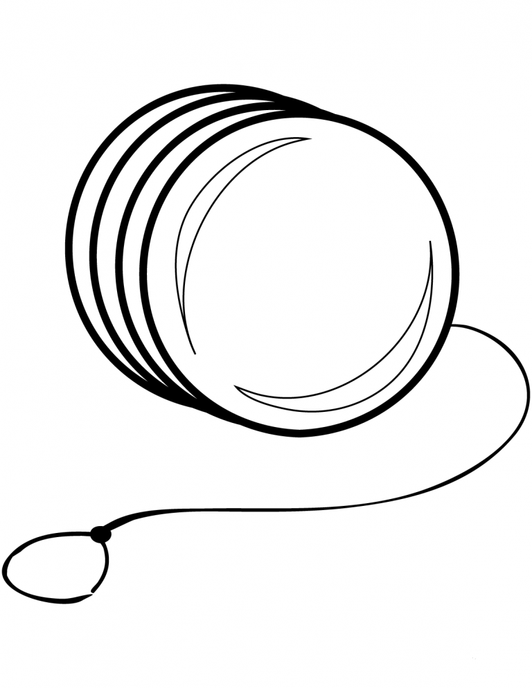 Yo-Yo coloring page - ColouringPages