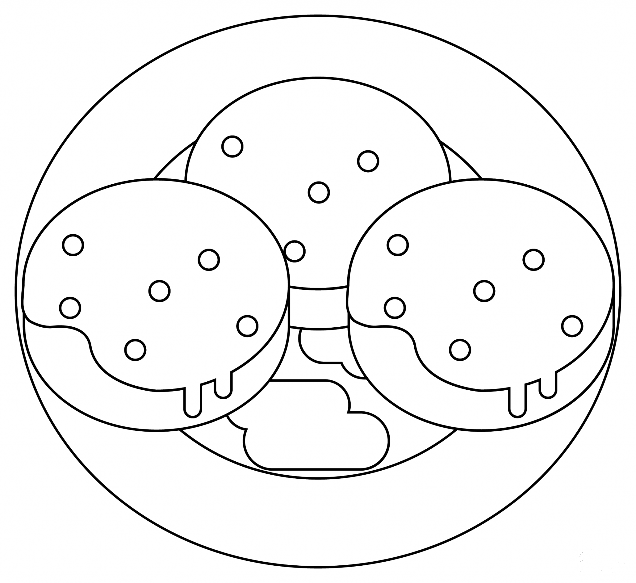 Biscuits and Gravy coloring page - ColouringPages